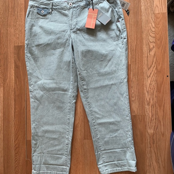 Jag Jeans | Jeans | Jag Microstripe Denim Crop | Poshmark